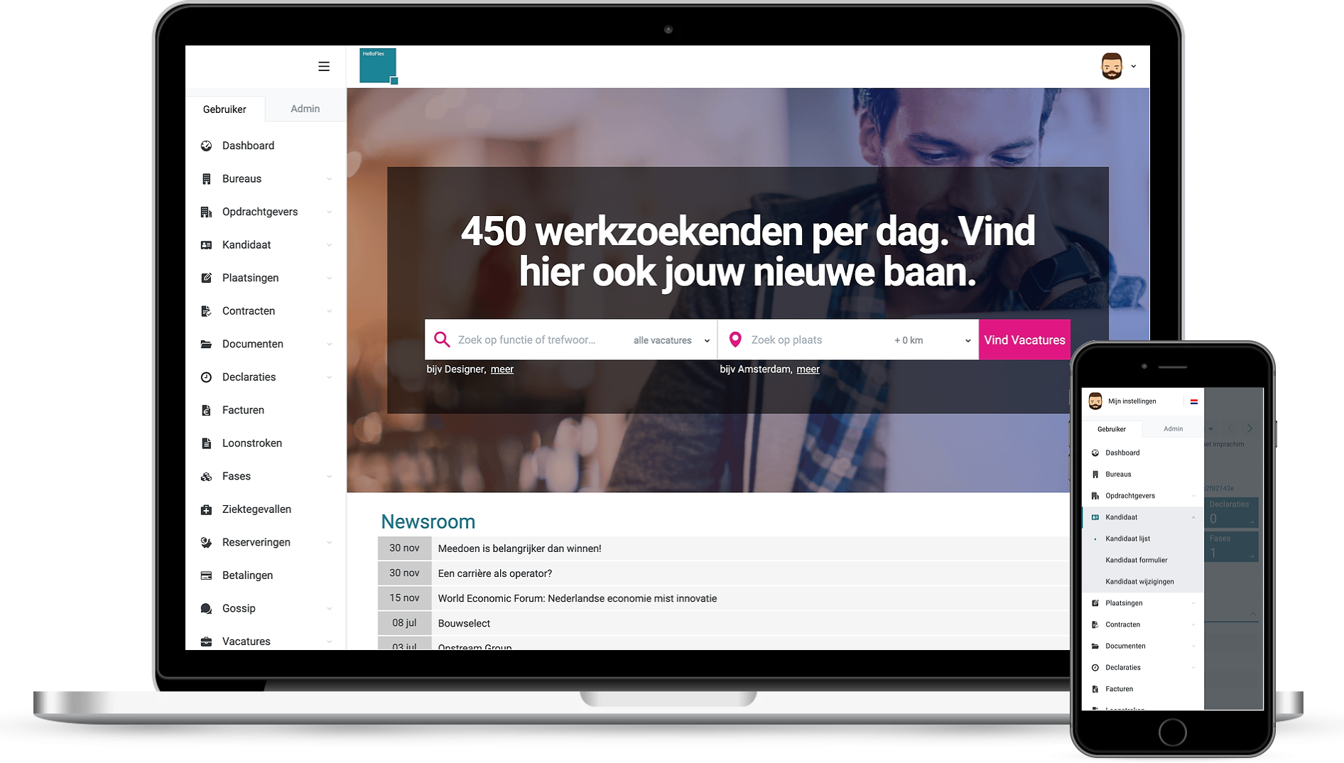 HelloFlex Software - HelloFlex Backoffice